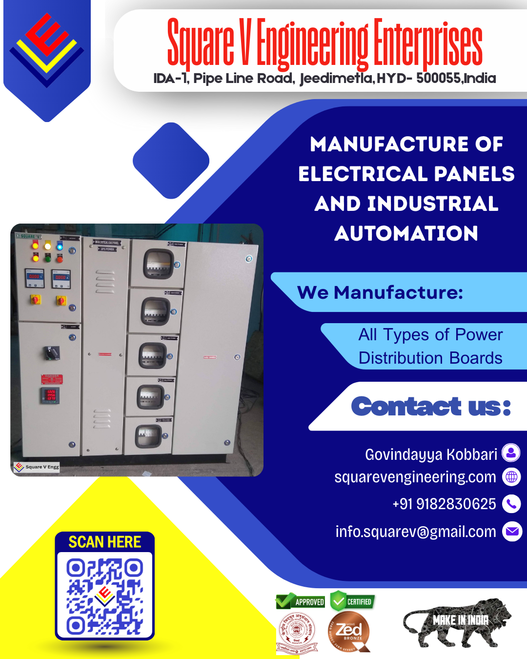 PCC Panels - Square V Engineering Enterprises